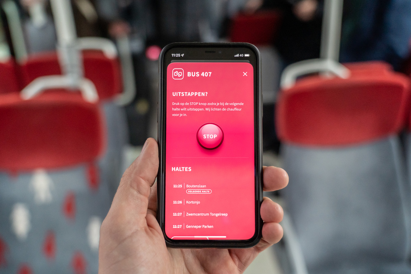Inchecken in de bus met je telefoon in je zak: Busbedrijf Hermes ...