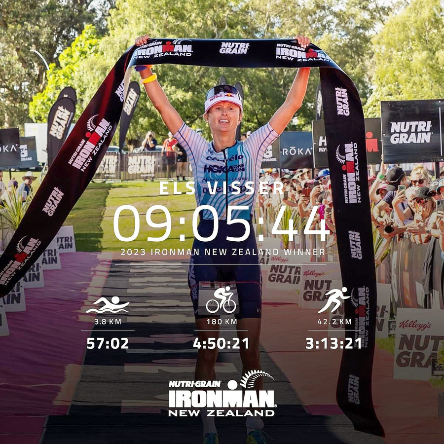 Visser moet overgeven in slotkilometers, maar wint wel de IronMan in ...