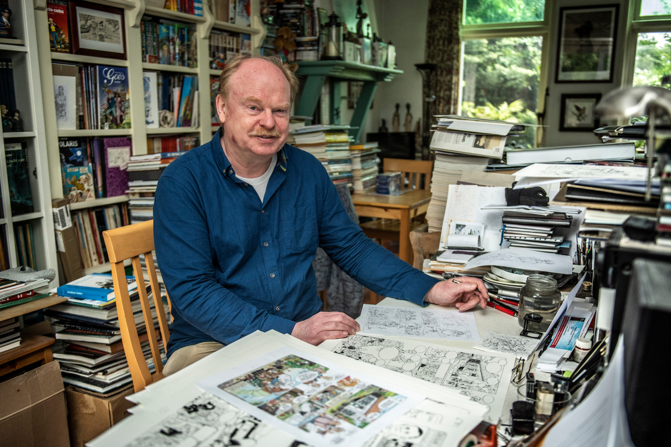 Striptekenaar Danker Jan Oreel brengt WOII tot leven: ‘Ik kan eindeloos ...