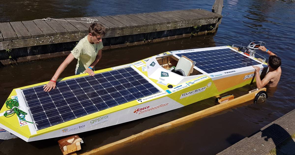 Barneveldse scholieren maken boot op zonne-energie | Amersfoort | AD.nl