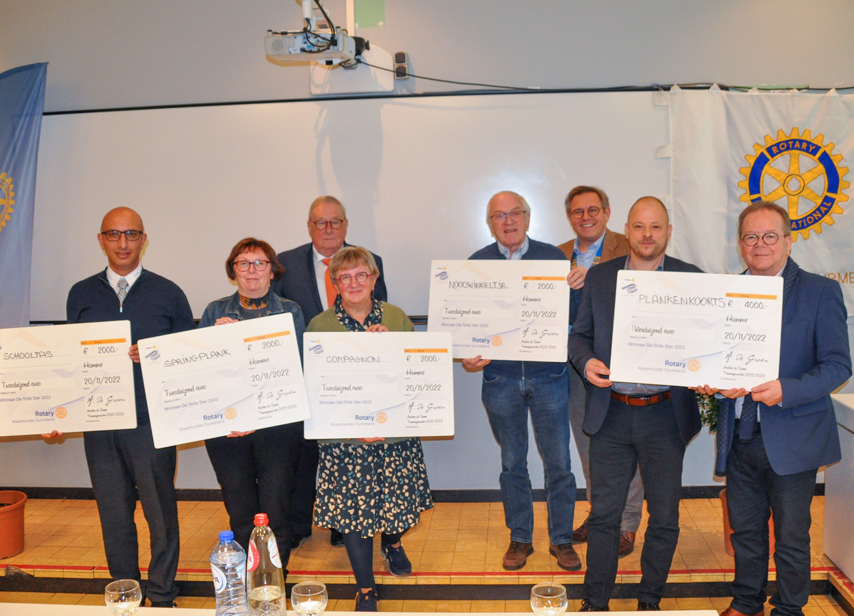 Rotary schenkt cheque van 4.000 euro aan organisatie uit Hamme | Foto ... Rotary schenkt cheque van 4.000 euro aan organisatie uit Hamme | Foto ...
