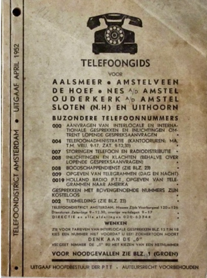 Na 138 jaar komt er ook een einde aan de Telefoongids | Binnenland | AD.nl