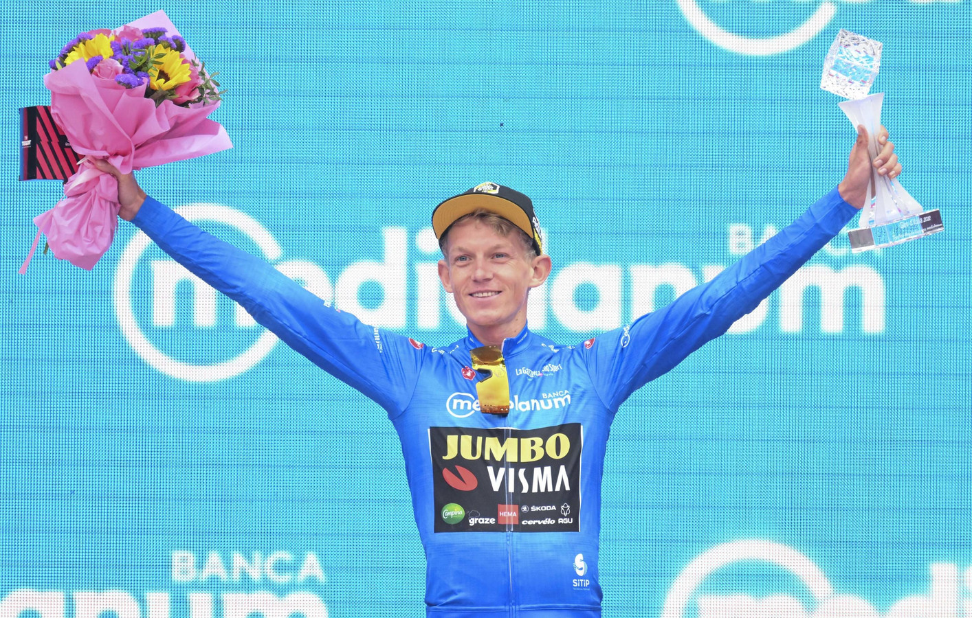 Wielrenner Bouwman haakt geblesseerd af voor Vuelta | Foto ...