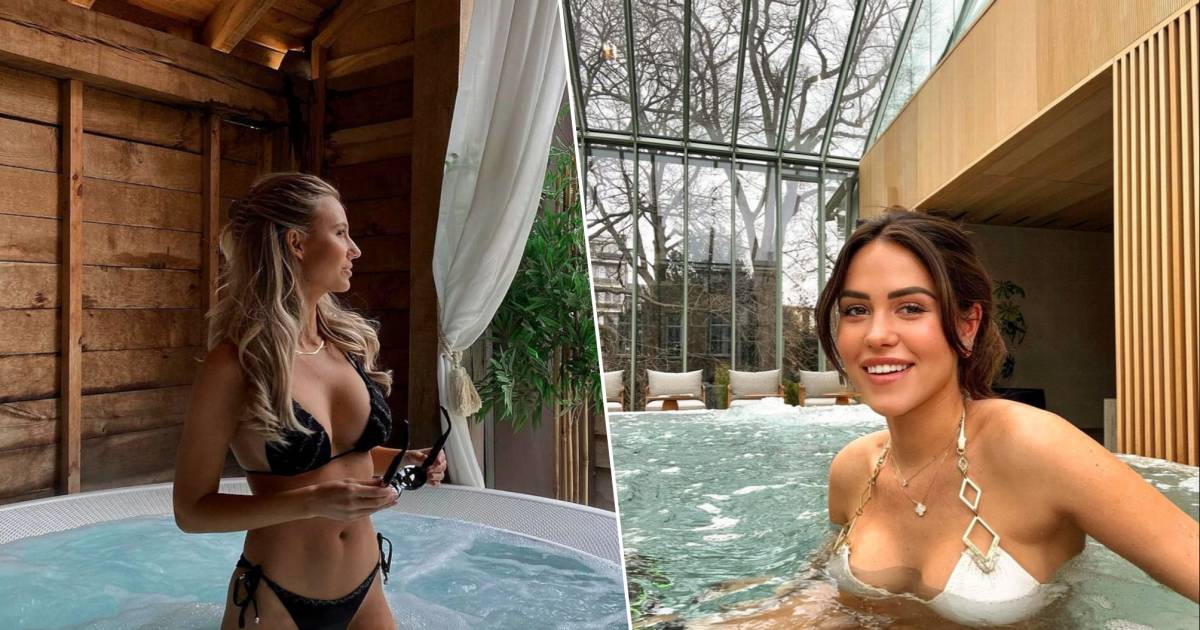 BV-album: Celine Van Ouytsel en Sarah Puttemans genieten van de rust in de wellness | BV | hln.be