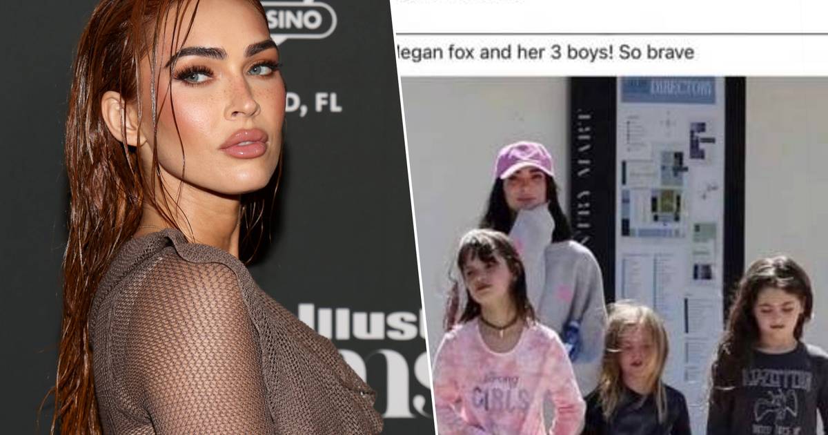 Megan Fox onder vuur omdat haar zoontjes ‘meisjeskleren’ dragen ...