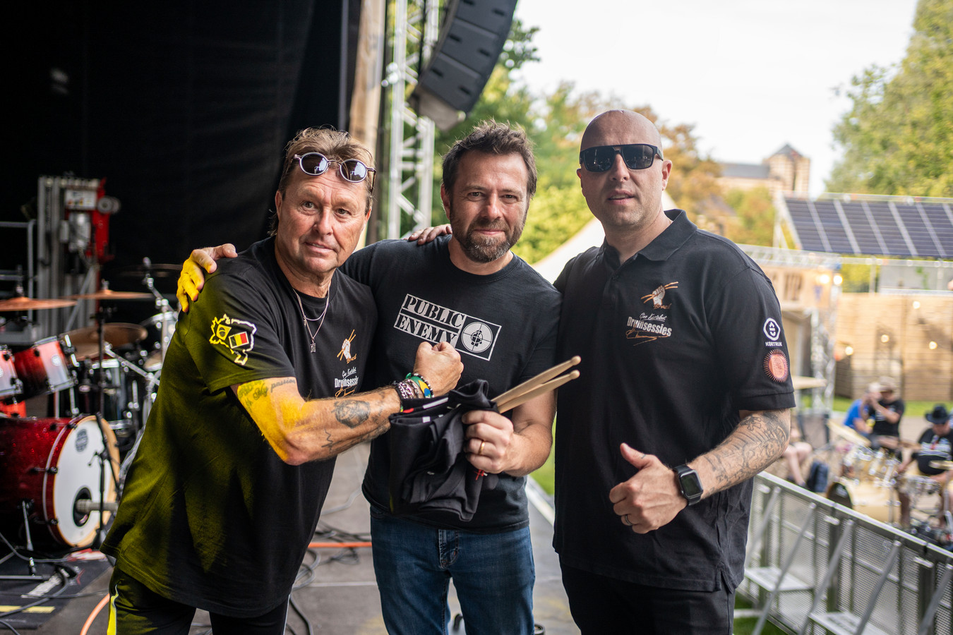 Kortrijk Drumt krijgt hoog bezoek van Therapy?-drummer Neil Cooper | Foto | hln.be