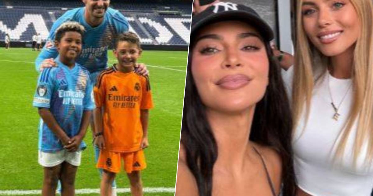 Niet Mbappé, wel Endrick én Kim Kardashian met zoon Saint (die op foto ...