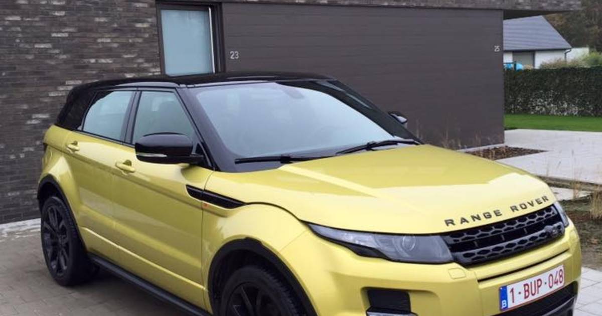 Dieven weg met exclusieve gele Range Rover | Sint-Niklaas | hln.be