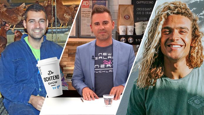 Kitesurfer Roderick Pijls en boer Joris van Lierop morgen in De Ochtend ...