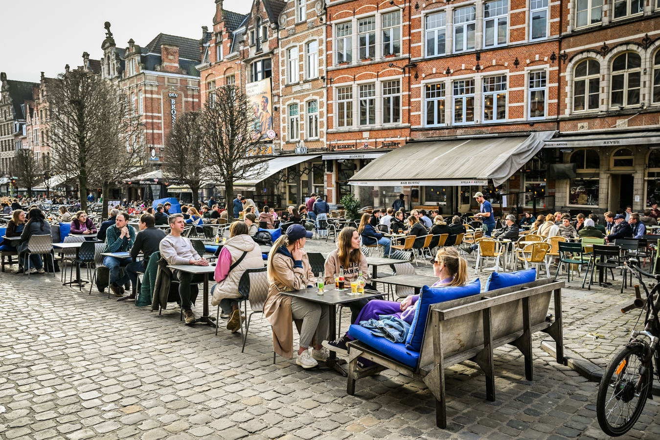 IN BEELD. Tot 17 graden en zon, dan vindt de Belg direct zijn weg naar ...