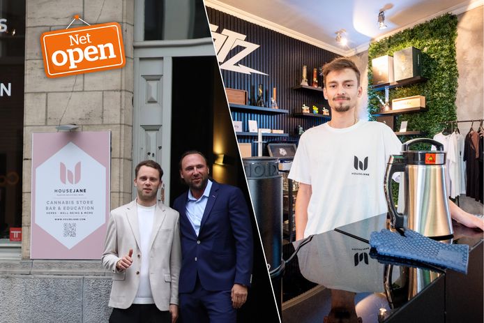 NET OPEN. Yves (35) opent cannabiswinkel House Jane in Lierse ...