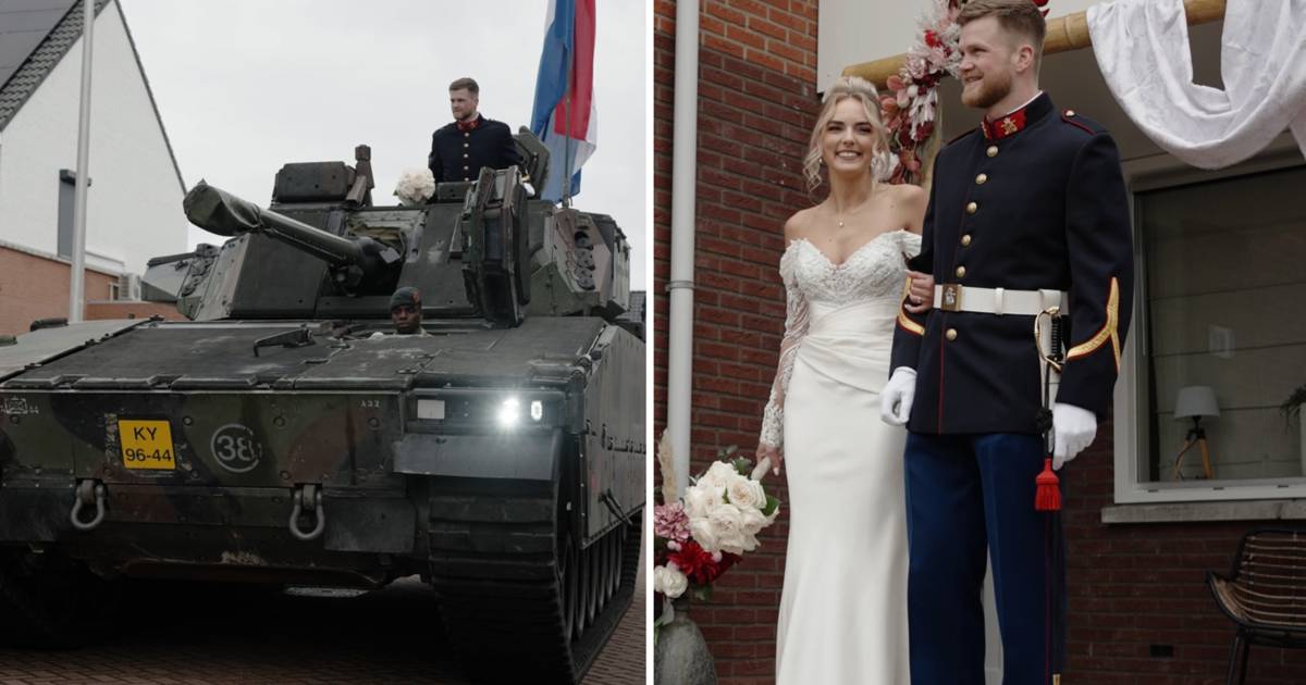 Trouw met me of ik schiet: militair uit Urk haalt zijn lief op met de ...