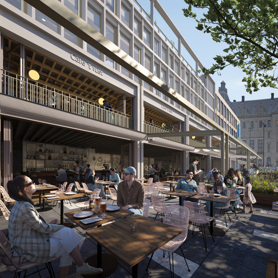 Studenten slapen nog steeds met oordopjes aan het Stadhuisplein ...