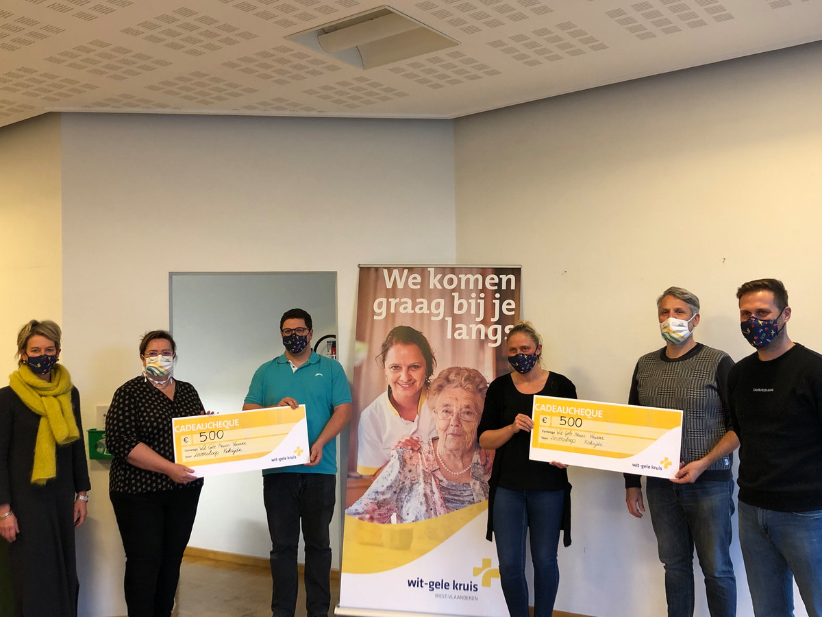 Wit-Gele Kruis Veurne schenkt 1.000 euro aan Levensloop Koksijde | Foto ...