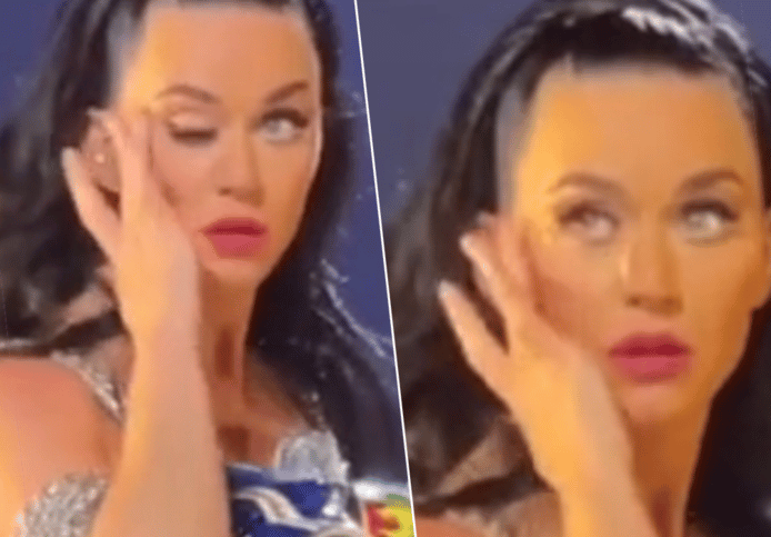 “De Katy Perry-robot is defect”: fans verbaasd door haperend oog ...