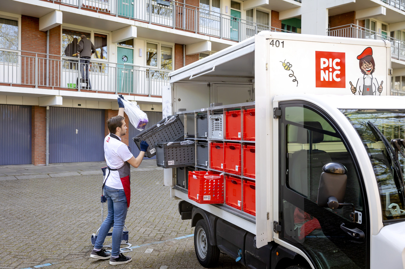 Websuper Picnic rijdt steeds dieper de regio in | Foto | AD.nl