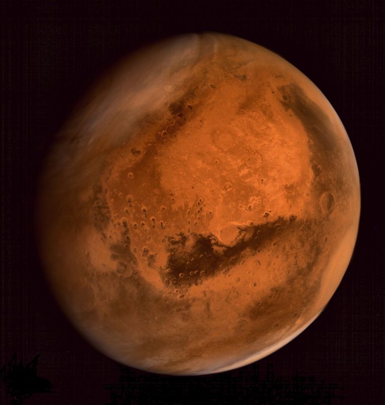 Megatsunami trof Mars miljarden jaren terug na inslag asteroïde