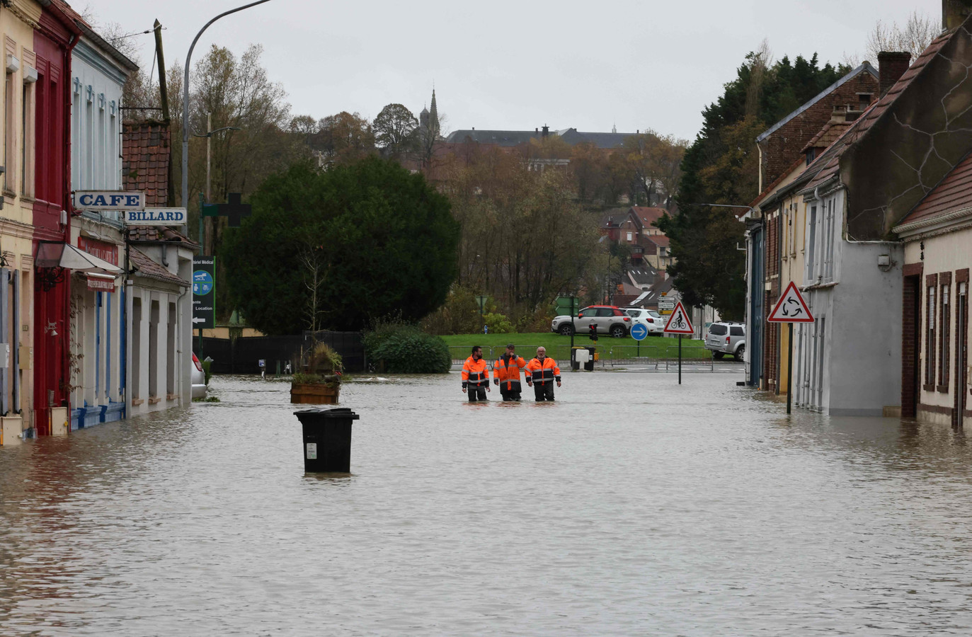 Noord-Frankrijk zet zich schrap voor nieuwe overstromingen | Foto | hln.be
