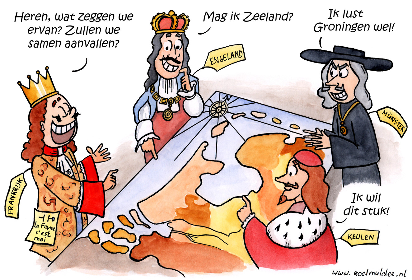 Historicus Mulder brengt het Rampjaar tot leven in cartoons ...