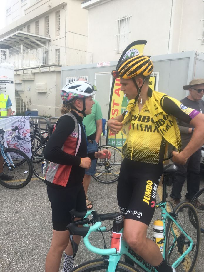Wout van Aert rijdt La Cannibale met oog op de Tour, ook vrouwlief ...
