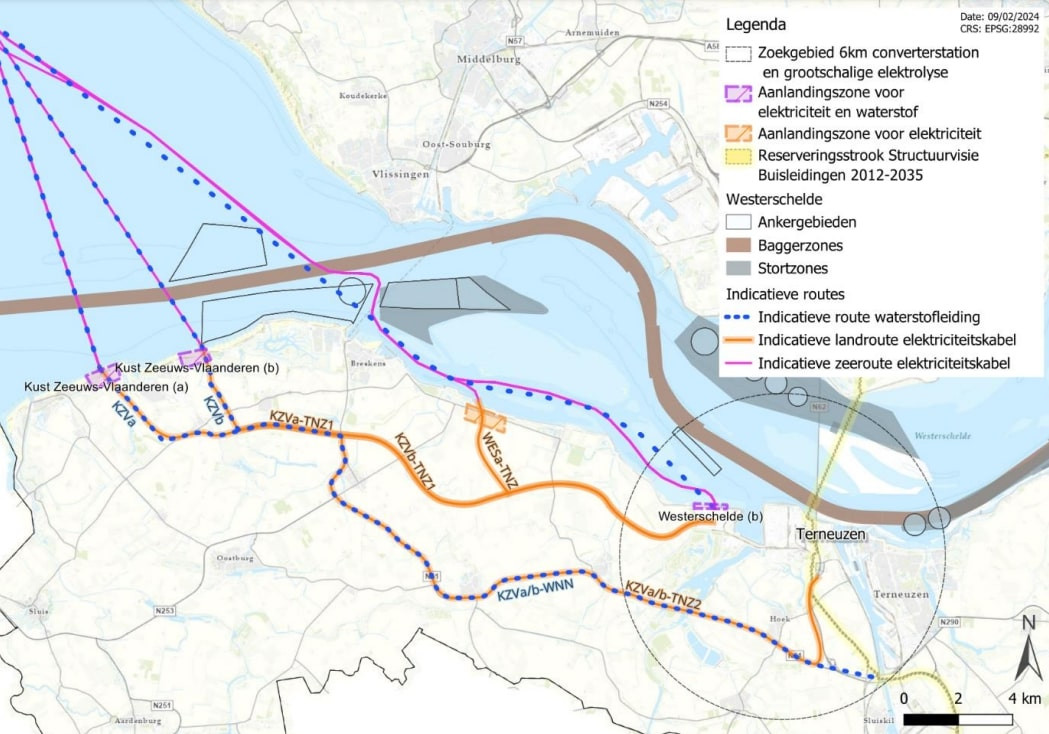 Stroom vanaf de Noordzee komt waarschijnlijk in Zeeuws-Vlaanderen aan ...