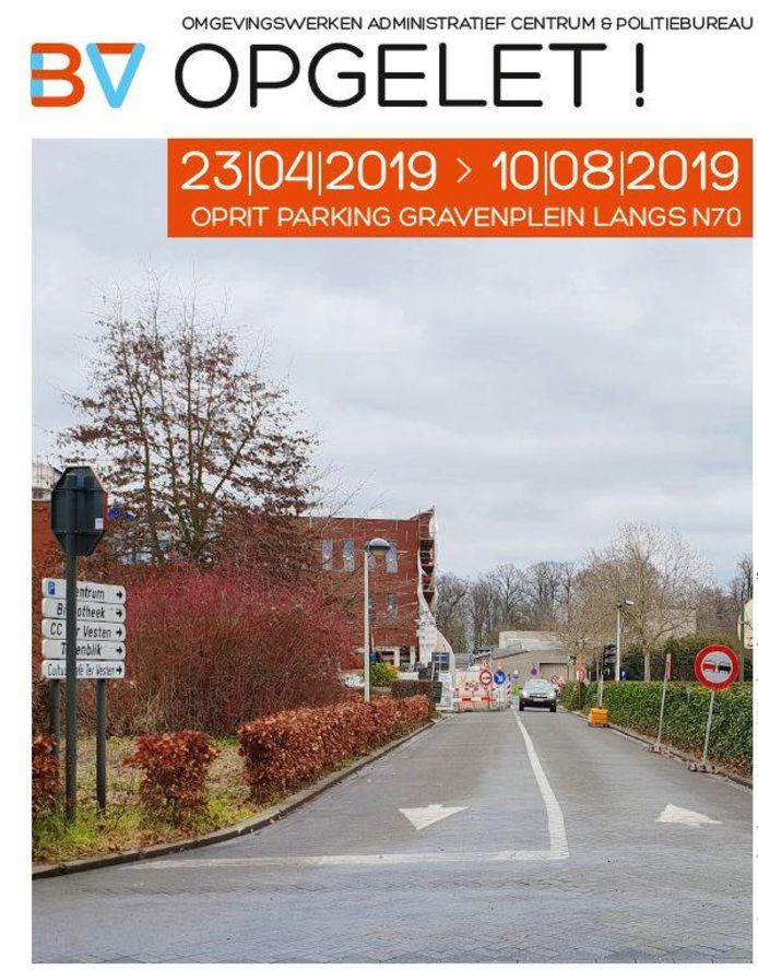 Inrit parking Gravenplein verhuist naar N70 | Beveren | hln.be