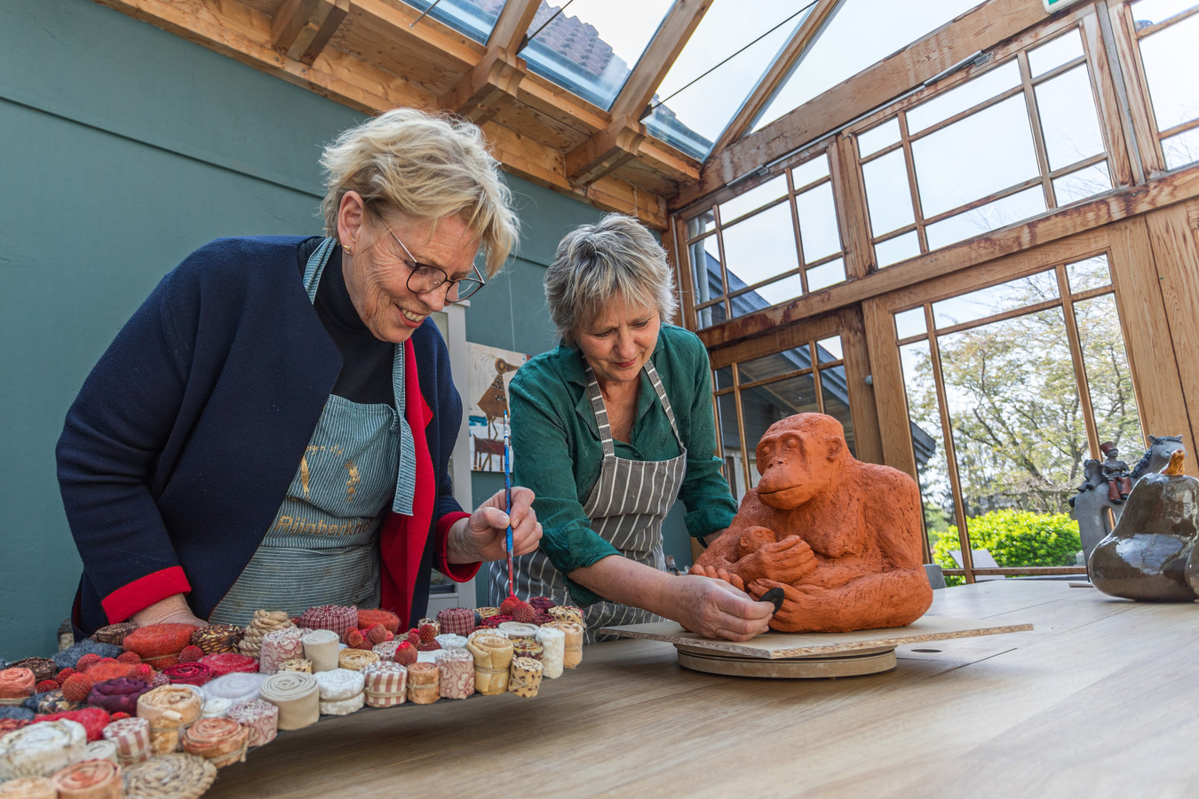 Beeldend kunstenaar Mérie maakt werk van natuurlijke materialen en ...