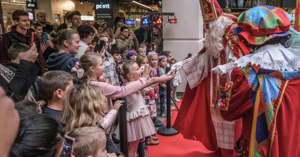 Veel blije gezichten voor Sinterklaas en zijn Pieten in Ring Kortrijk ...