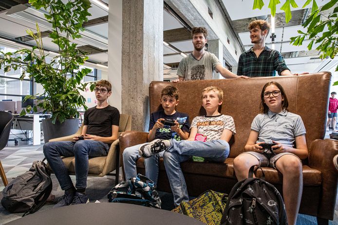 Scholieren storten zich enthousiast op nieuwe games van studenten ...
