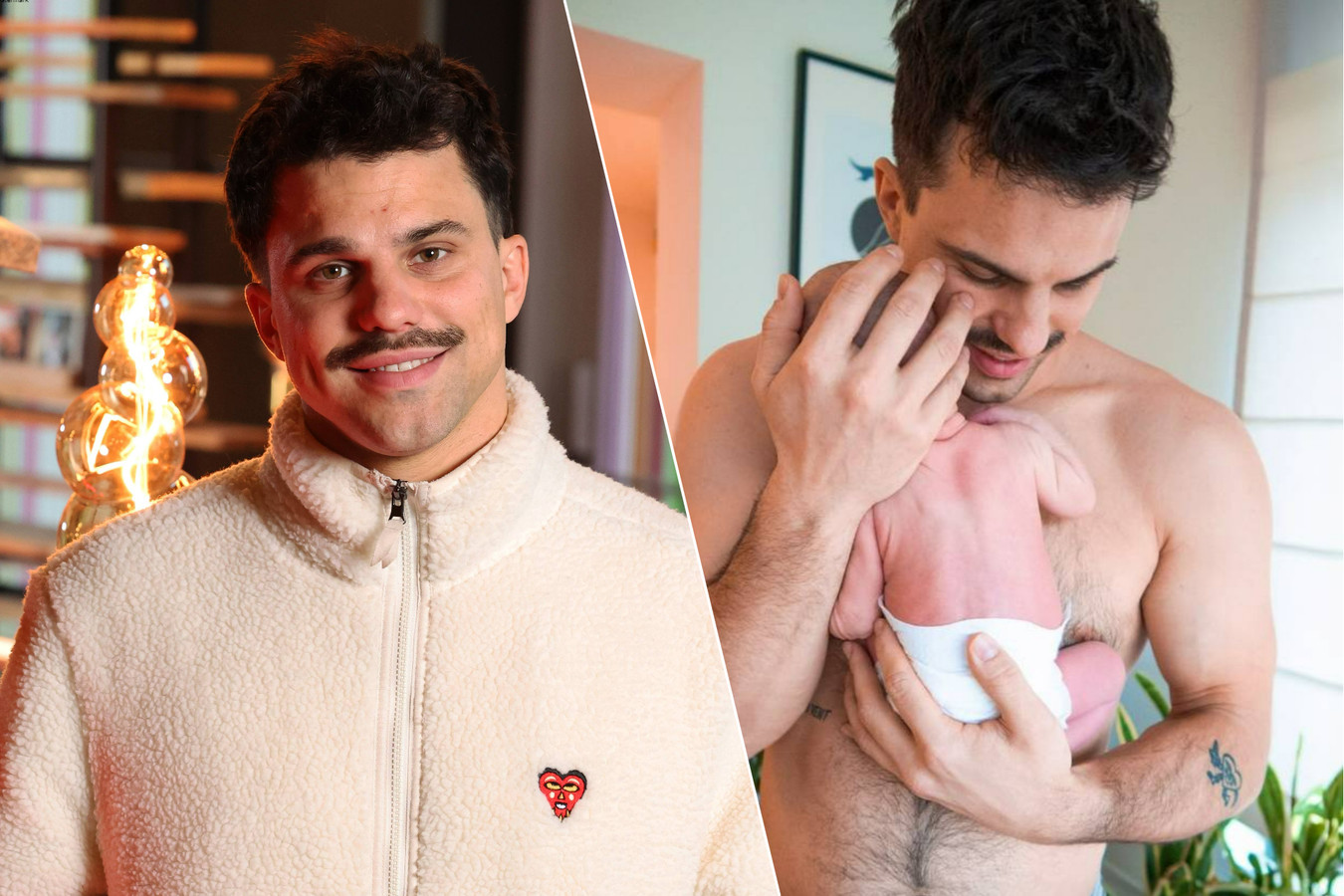 Average Rob is vader geworden: “Welcome, little Theo” | Foto | hln.be