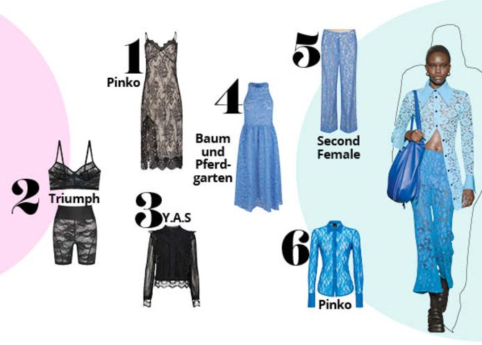 Van kanten pakjes tot doorkijkjurken: met deze romantische outfits ...