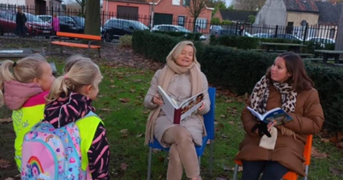Stedelijke Basisschool Eksaarde viert voorleesweek | Lokeren | hln.be