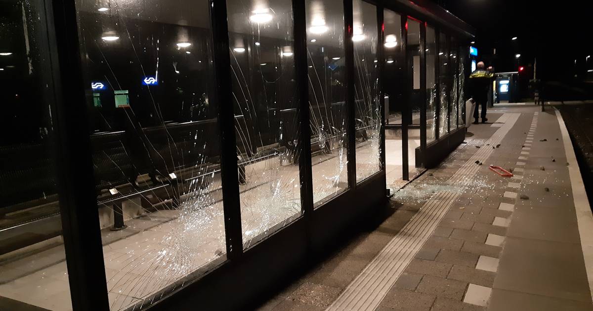 Vandalen richten ravage aan op station Lochem: 18 ruiten van ...