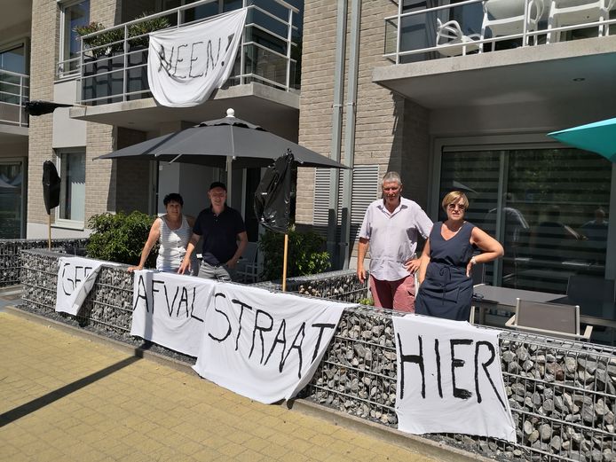 Buurtbewoners niet tevreden met geplande containers voor hun deur ...