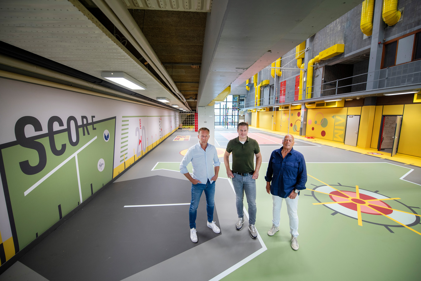 Alles is scheef in wetenschappelijk verantwoorde beweeghal in Apeldoorn ...