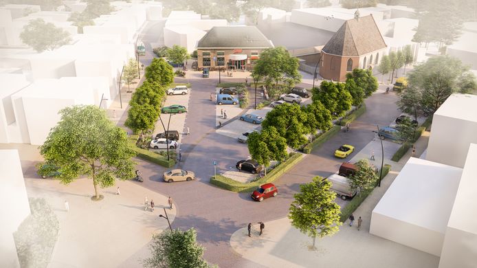 Zo ziet de Markt in Lobith er uit na opknapbeurt: dorpshart compleet op ...