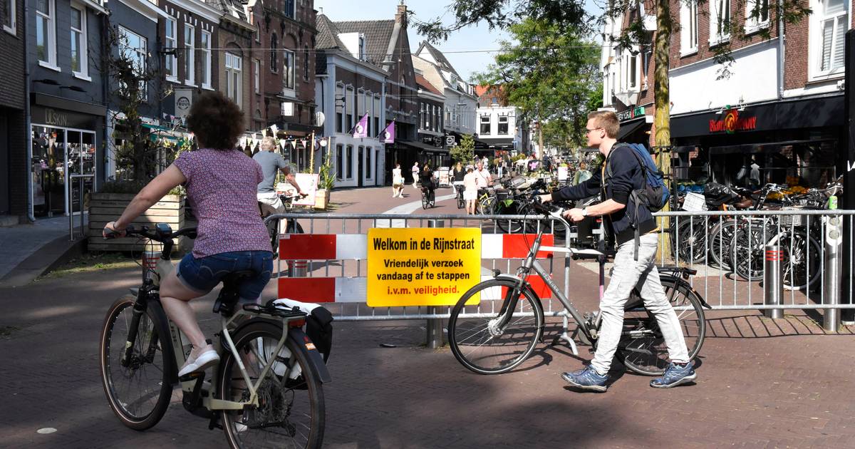 Fietsers vier zaterdagen lang gevraagd om af te stappen in de ...