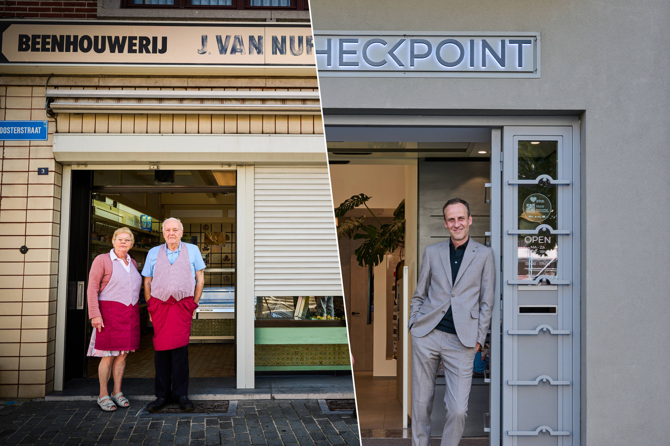 Hippe herenkledingzaak en slagerij vieren hun 50ste verjaardag samen ...
