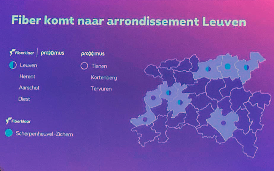 Proximus rolt ‘fiber’ uit in arrondissement Leuven: “Meer dan 70.000 ...
