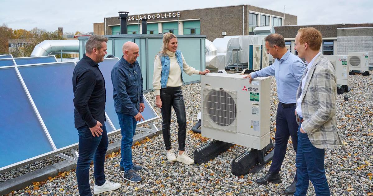 Waarom heeft het dak van het Maaslandcollege in Oss opeens zo’n ...