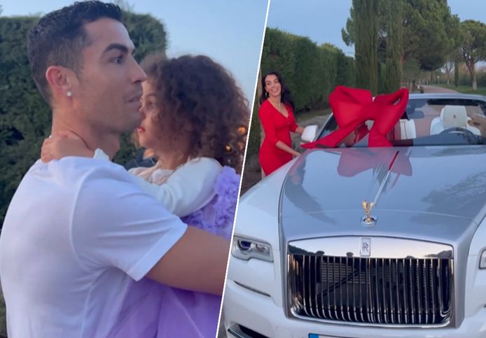 Noël de luxe chez les Ronaldo: une Rolls-Royce pour CR7, du Louis ...