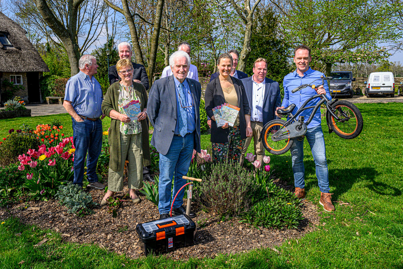 Rini Wagtmans opende zes nieuwe fietsroutes ‘die zelfs de West ...