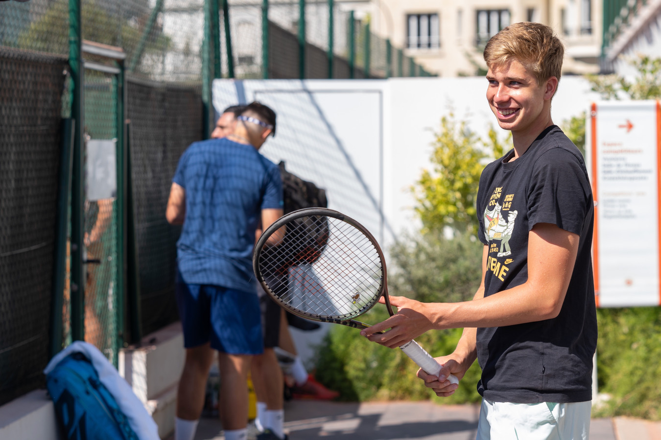 Thijs Boogaard (14) op weg naar tennistop: ‘Het is heel verstandig om voorzichtig met hem te ...