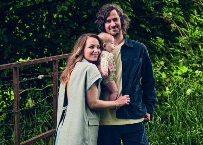 EXCLUSIEF. Journaliste Hannelore Simoens, thuis bij partner Mathias ...