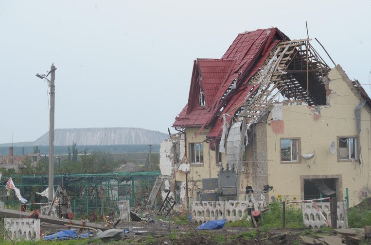 Vanuit het bevrijde Slavjansk: 'Ik zie nu een hoofd op de grond liggen'