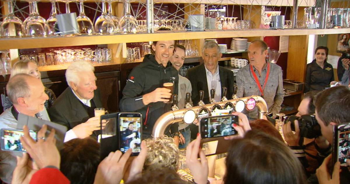 Cancellara tapt pintje bier als afscheid van Belgische fans | Ronde Van ...