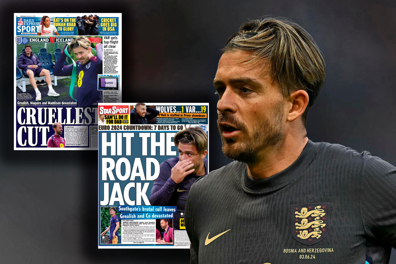 Engelse spelers ‘in shock’ na passeren Jack Grealish voor EK: aanvaller is ‘verbijsterd en ...