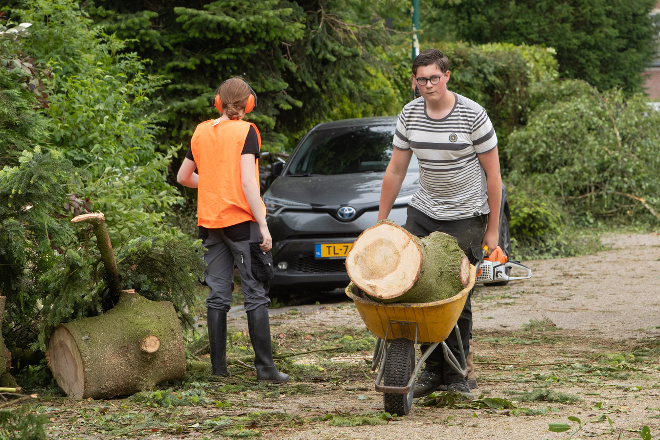 1,5 jaar na desastreuze valwind gaat in Leersum schop in de grond voor ...