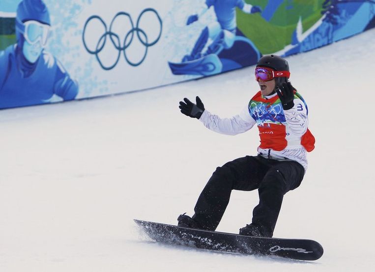 Canadese Maelle Ricker wint snowboard cross | De Morgen