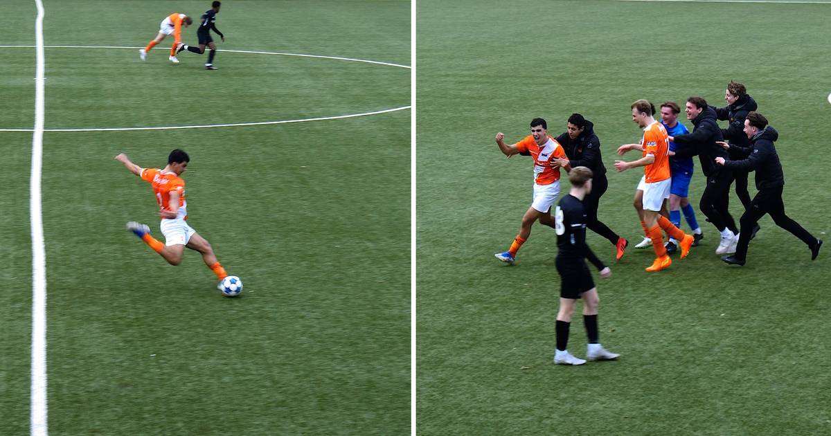 Amin (18) maakt wereldgoal op amateurveld in Nijmegen: ‘De trainer ...